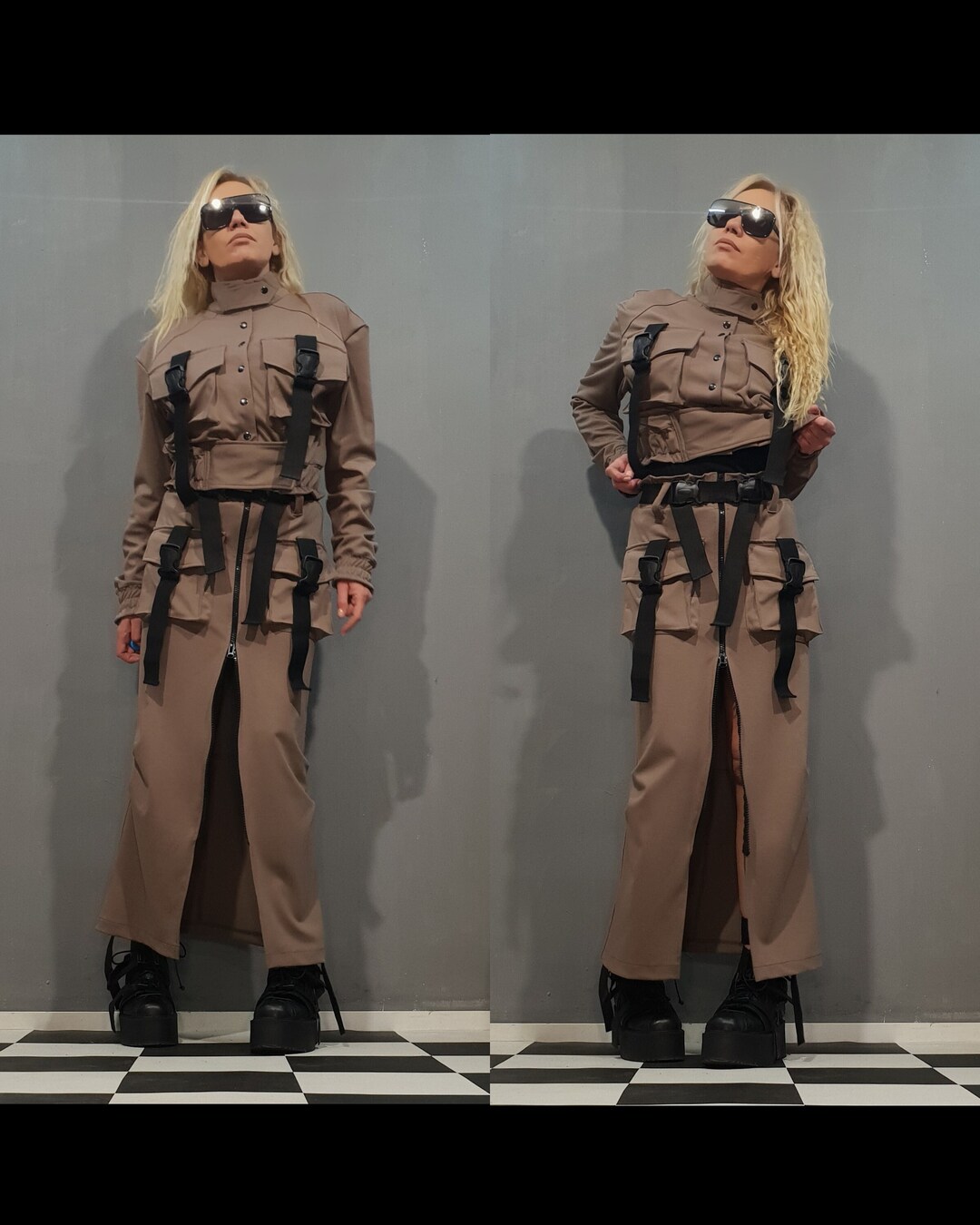 Extravagant Women Set, Women Skirt Outfit, Women Fashion Set, Short ...