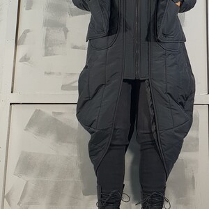 Avant Garde Hoodie Jacket: Long Winter Windproof Coat - Etsy