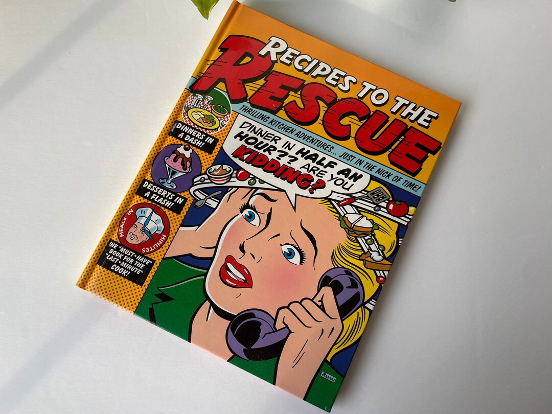 Vintage 2000 Recipes to the Rescue, Kitsch Cookbook, Vintage Cookbook ...