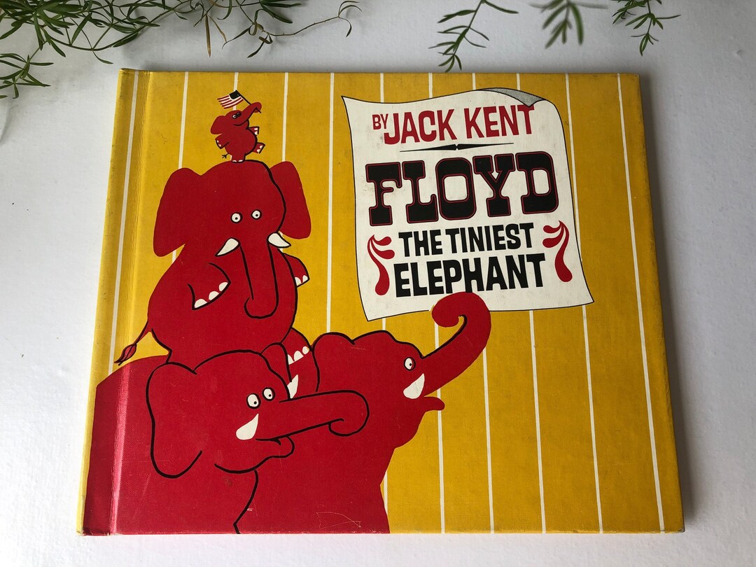 Vintage Floyd the Tiniest Elephant, Jack Kent, Elephant Kids Book ...