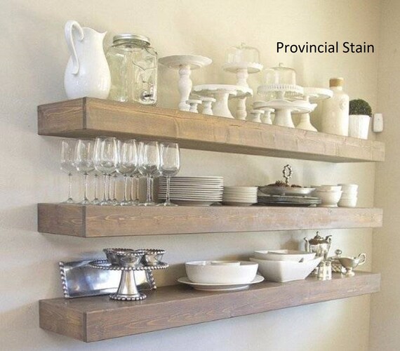 Chunky shelves for kitchen store
