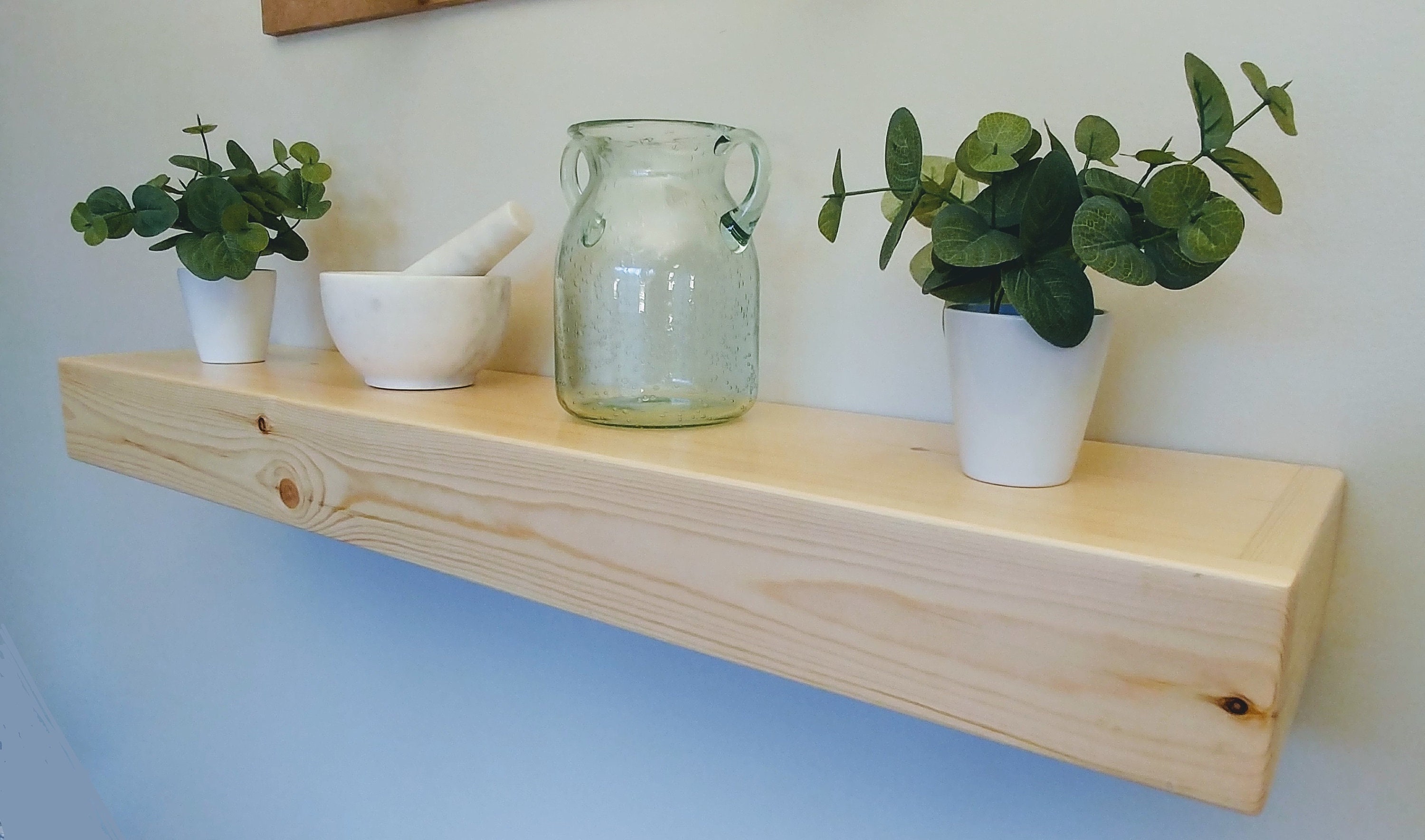 Deep Floating Shelves Living Room Shelves Floating Kitchen - Etsy