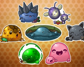 Slime Rancher Slime Sticker Set - Etsy