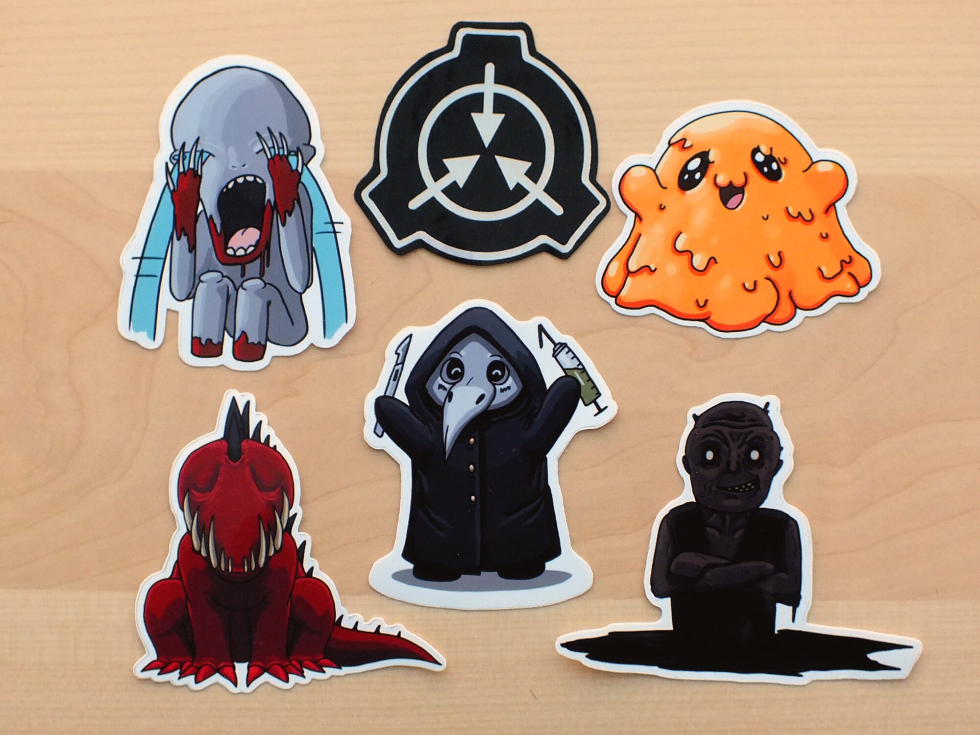 SCP stickers Individual and pack | Etsy