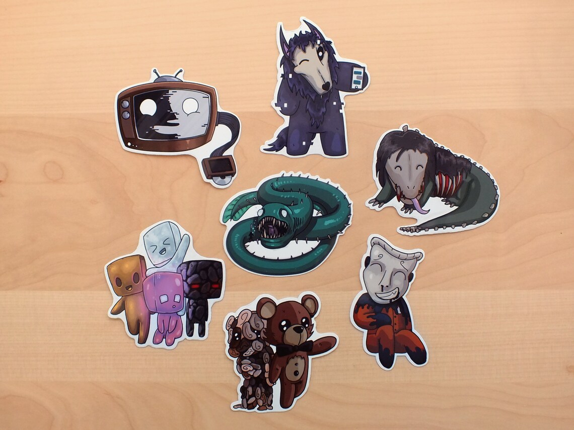 SCP sticker series 2 Individual and pack | Etsy