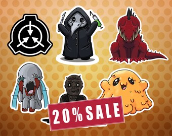 SCP Sticker Series 2 Set - Etsy