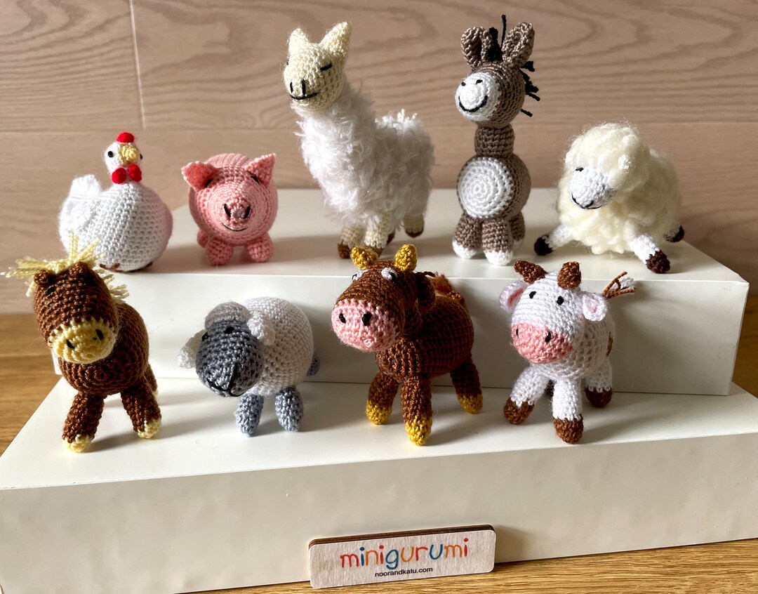 Crochet Farm Animals: Eco-friendly Amigurumi Toys, Fair Trade - Etsy