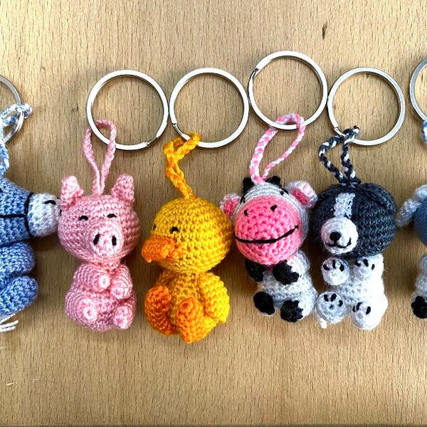 Amigurumi Keychain - Etsy UK