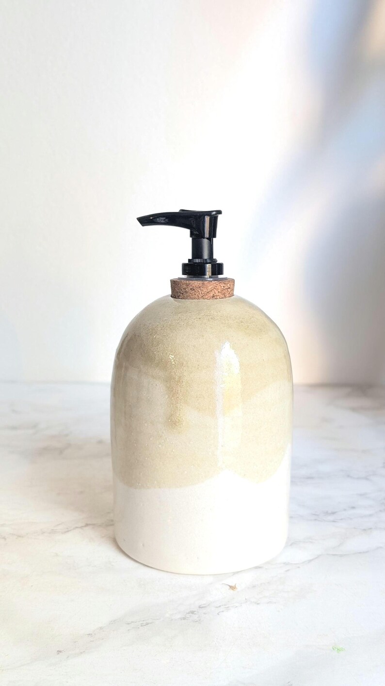 Handmade Ceramic Soap Dispenser - Etsy