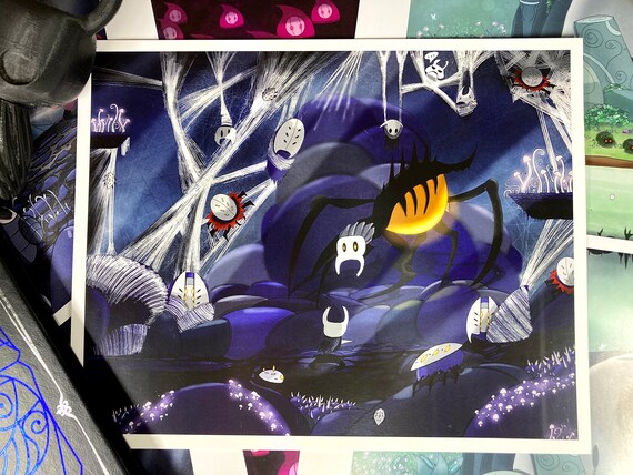 Hollow Knight: An Encounter in Deepnest Art Print | Etsy