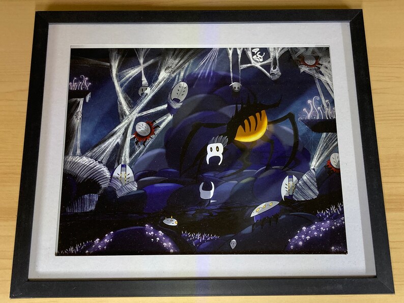 Hollow Knight: an Encounter in Deepnest Art Print - Etsy