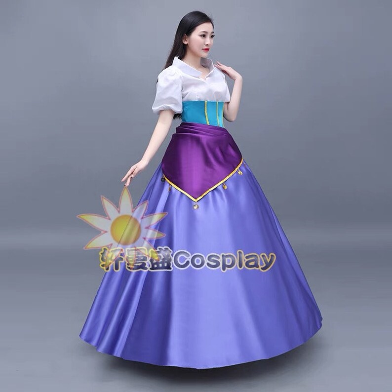 Disney Cosplay the Hunchback of Notre Dame Esmeralda Dress Cosplay ...