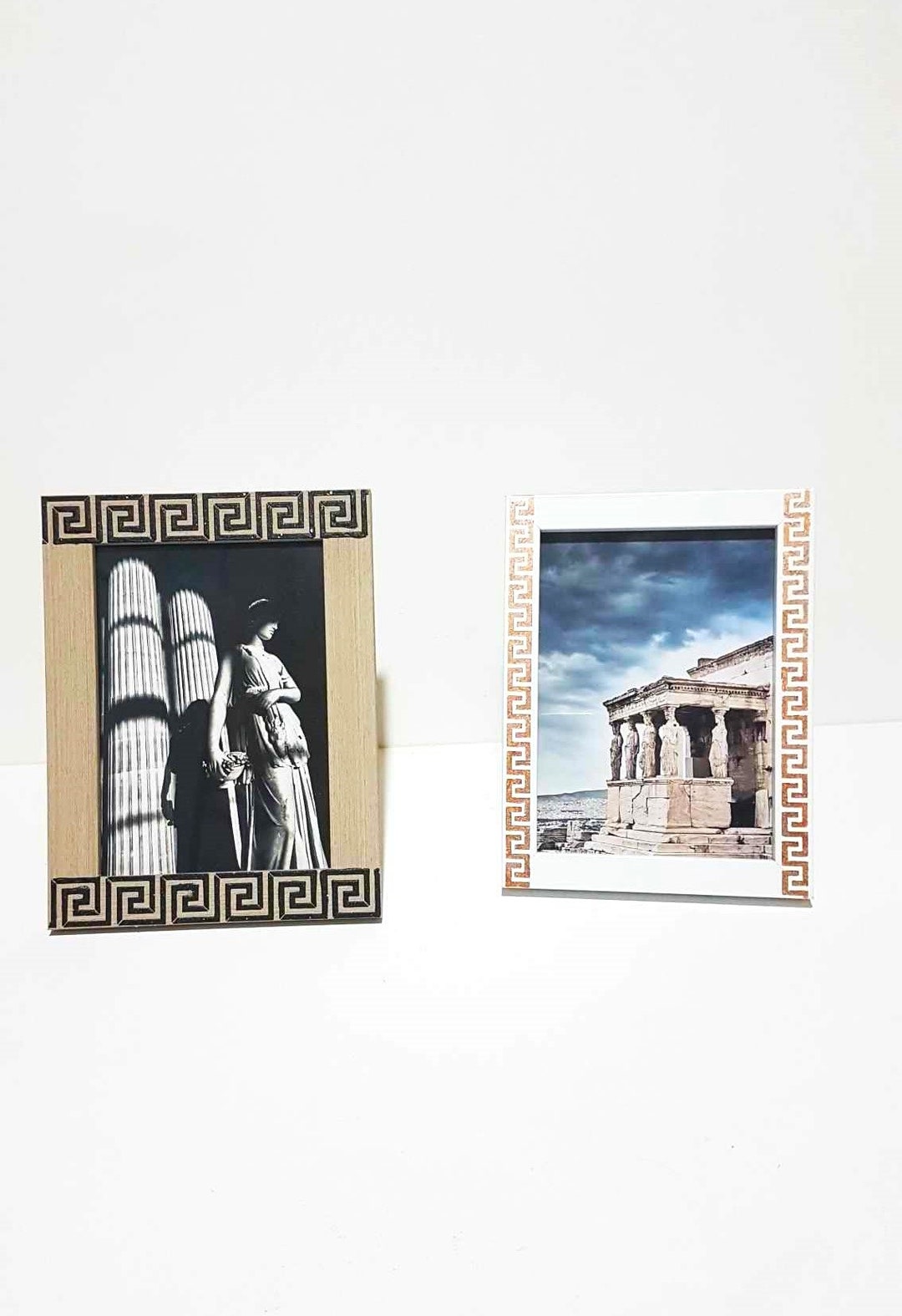 Greek Key Picture Frame 5x7 Wooden Photo Frame Unique, Ancient Greek ...