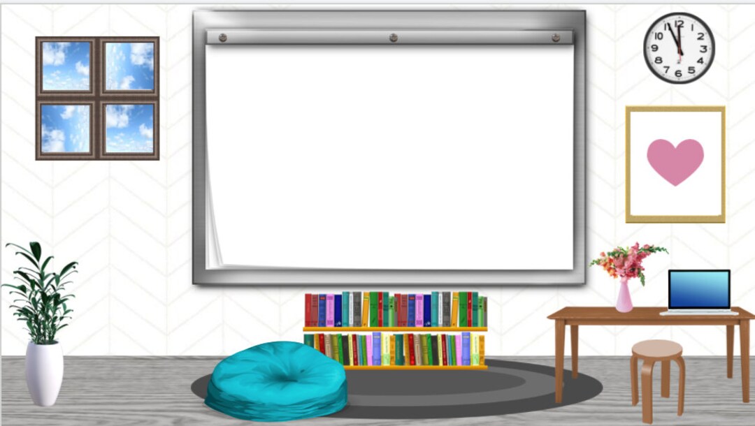 Virtual Classroom Template - Etsy