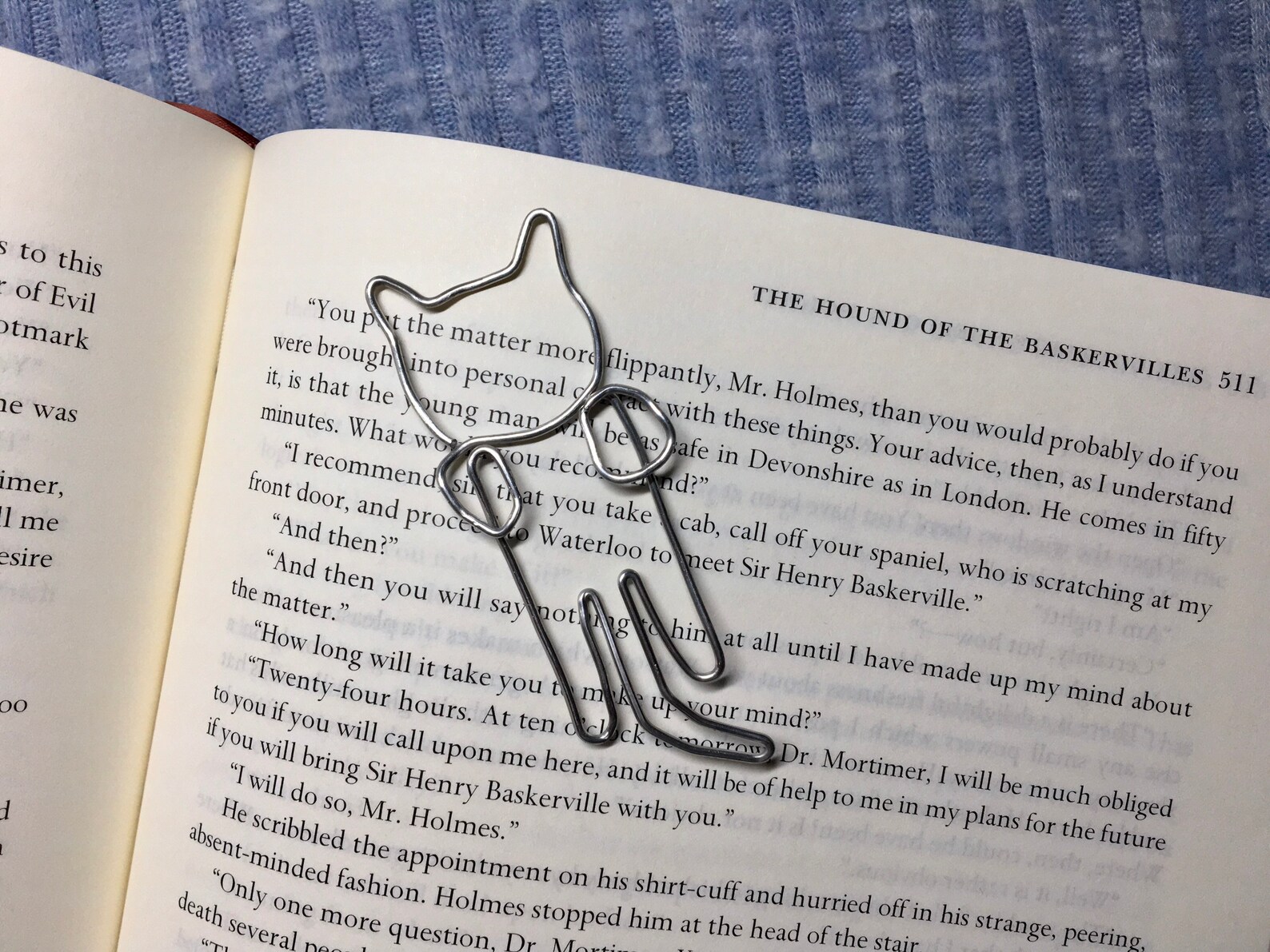 Handmade Wire Cat Bookmark - Unique, Cute Gift for Book Lovers, Cat ...