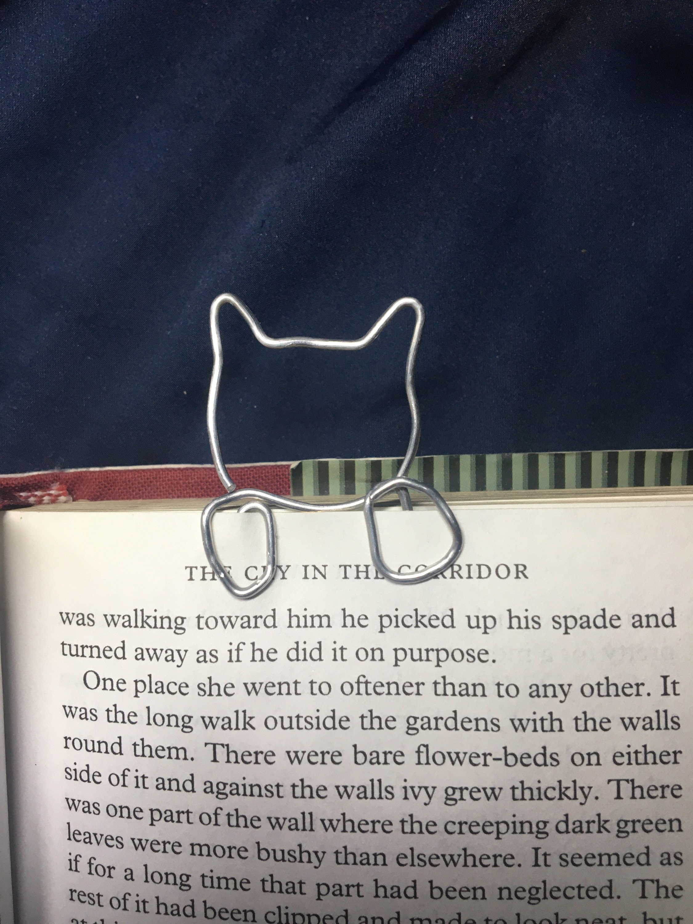 Handmade Wire Cat Bookmark - Unique, Cute Gift for Book Lovers, Cat ...