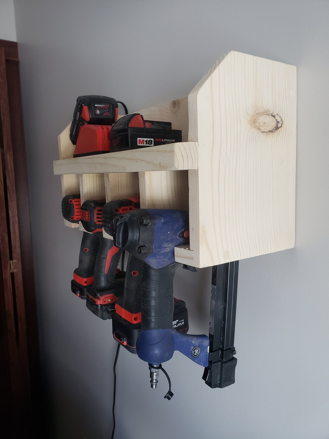 Cordless Tool Holder for Drill Impact Other Tools Garage - Etsy