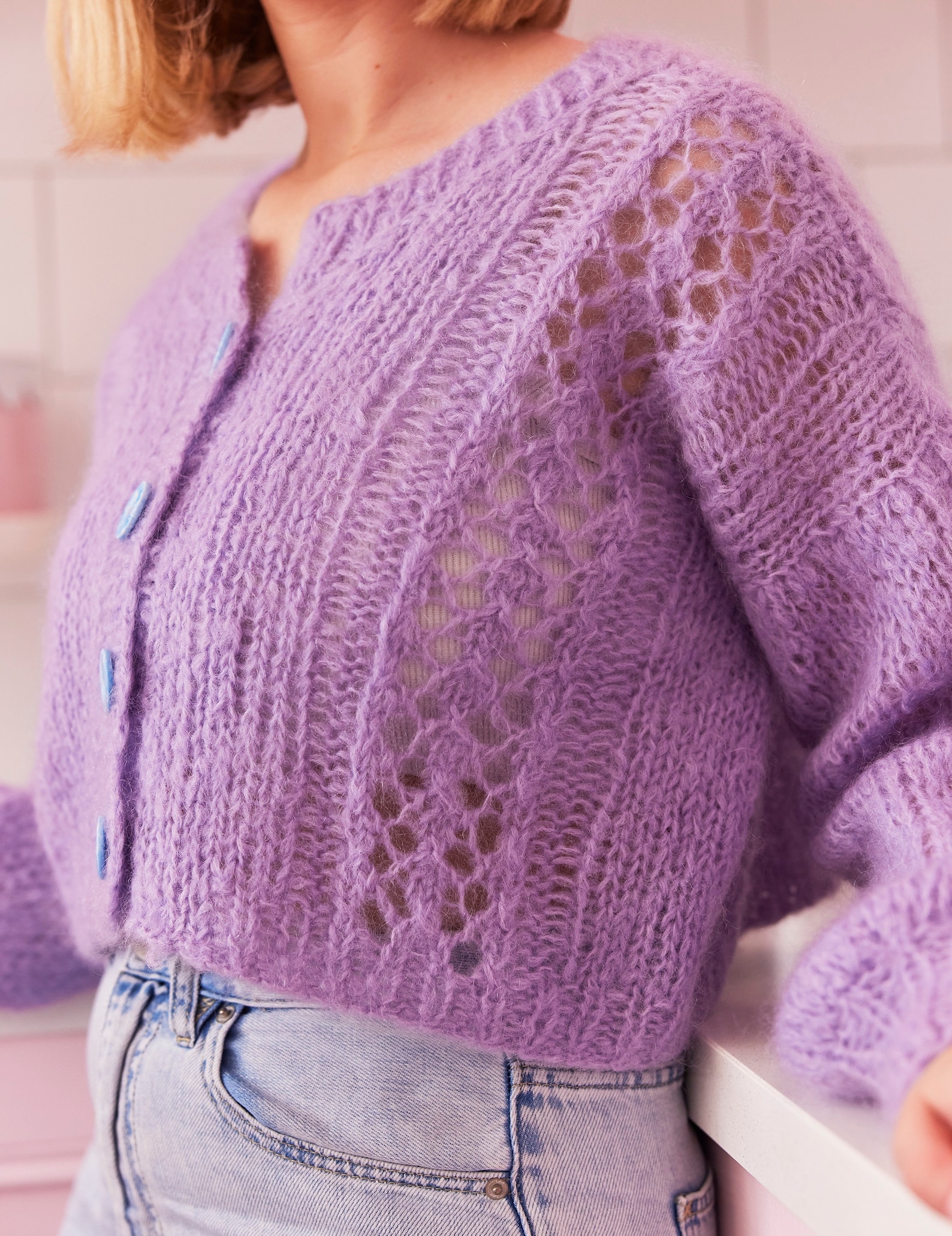 Lily Cardigan PDF Knitting Pattern - Etsy