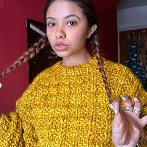 For the Love of Waffles Jumper | Digital Knitting Pattern | Chunky ...