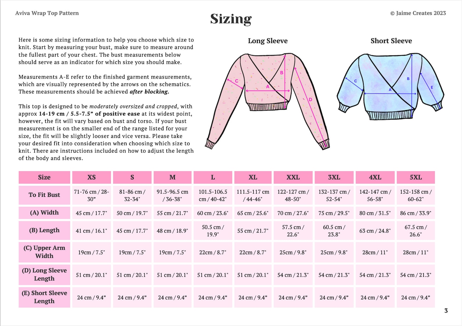 Aviva Wrap Top Knitting Pattern Top Down Knit Seamless Knit Knitted ...