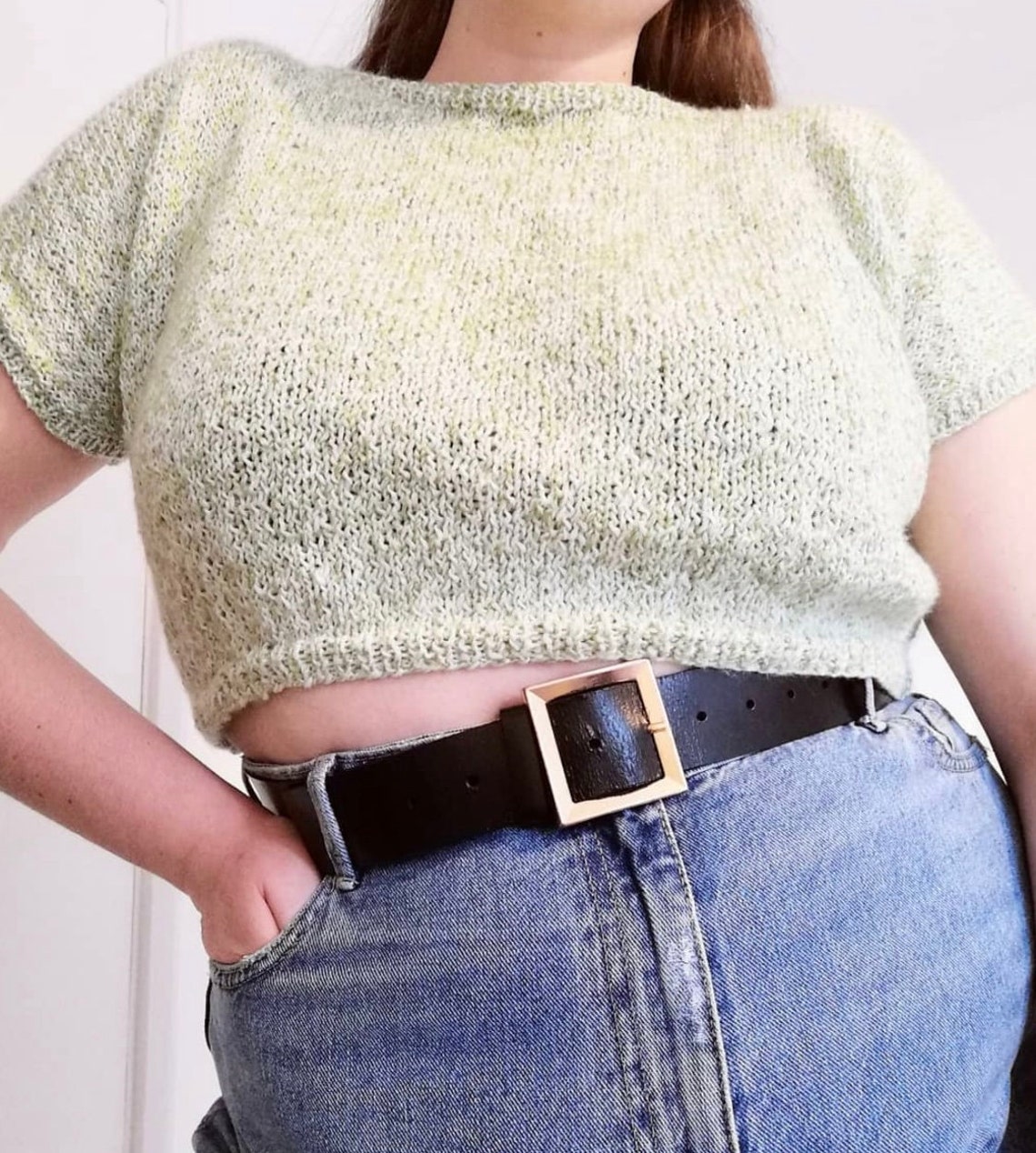 Willow Tee Knitted Tee Pattern Digital Knitting Pattern | Etsy