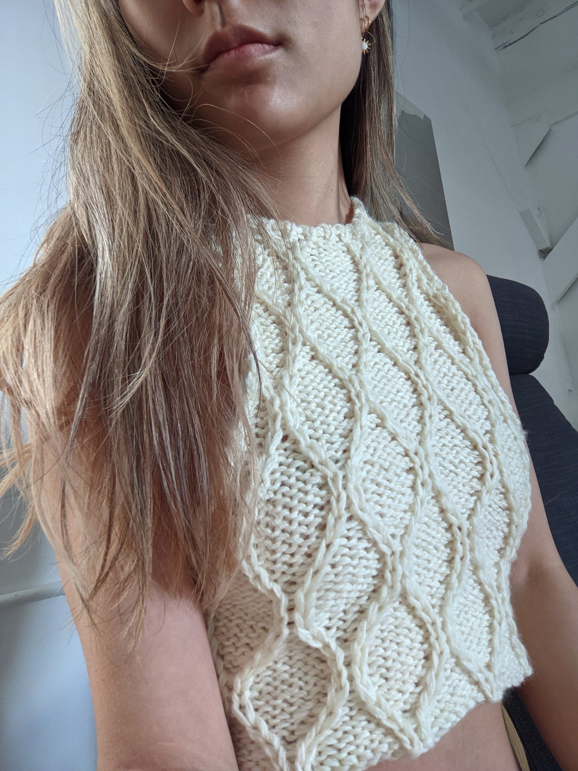 Happy Hour Top Digital Knitting Pattern Knitted Tank Top | Etsy