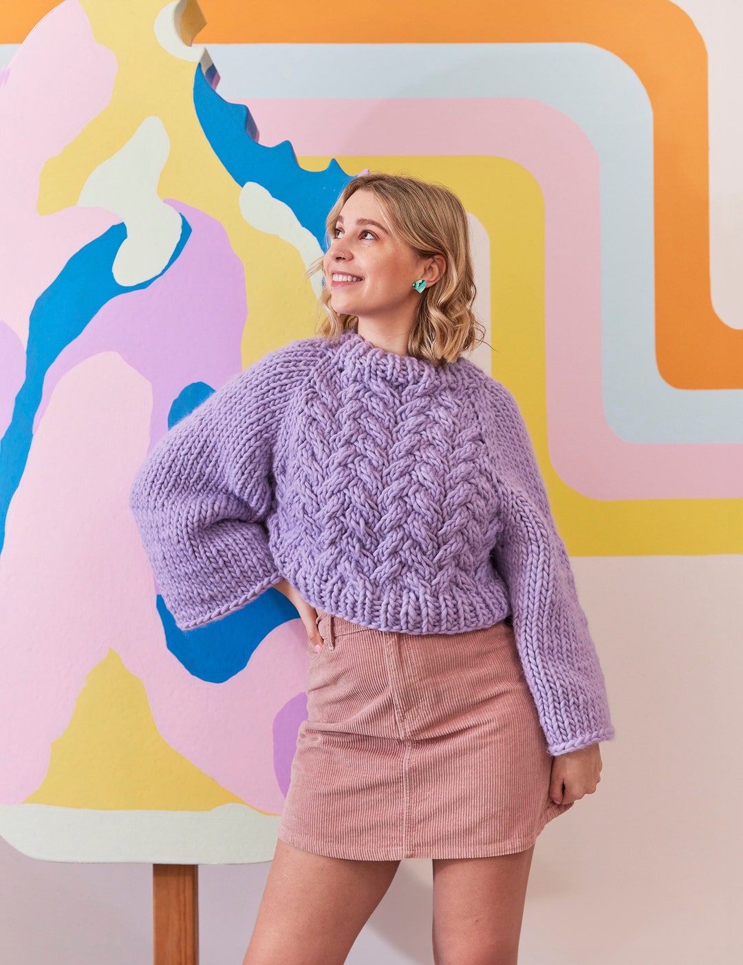 Magnolia Jumper PDF Knitting Pattern - Etsy