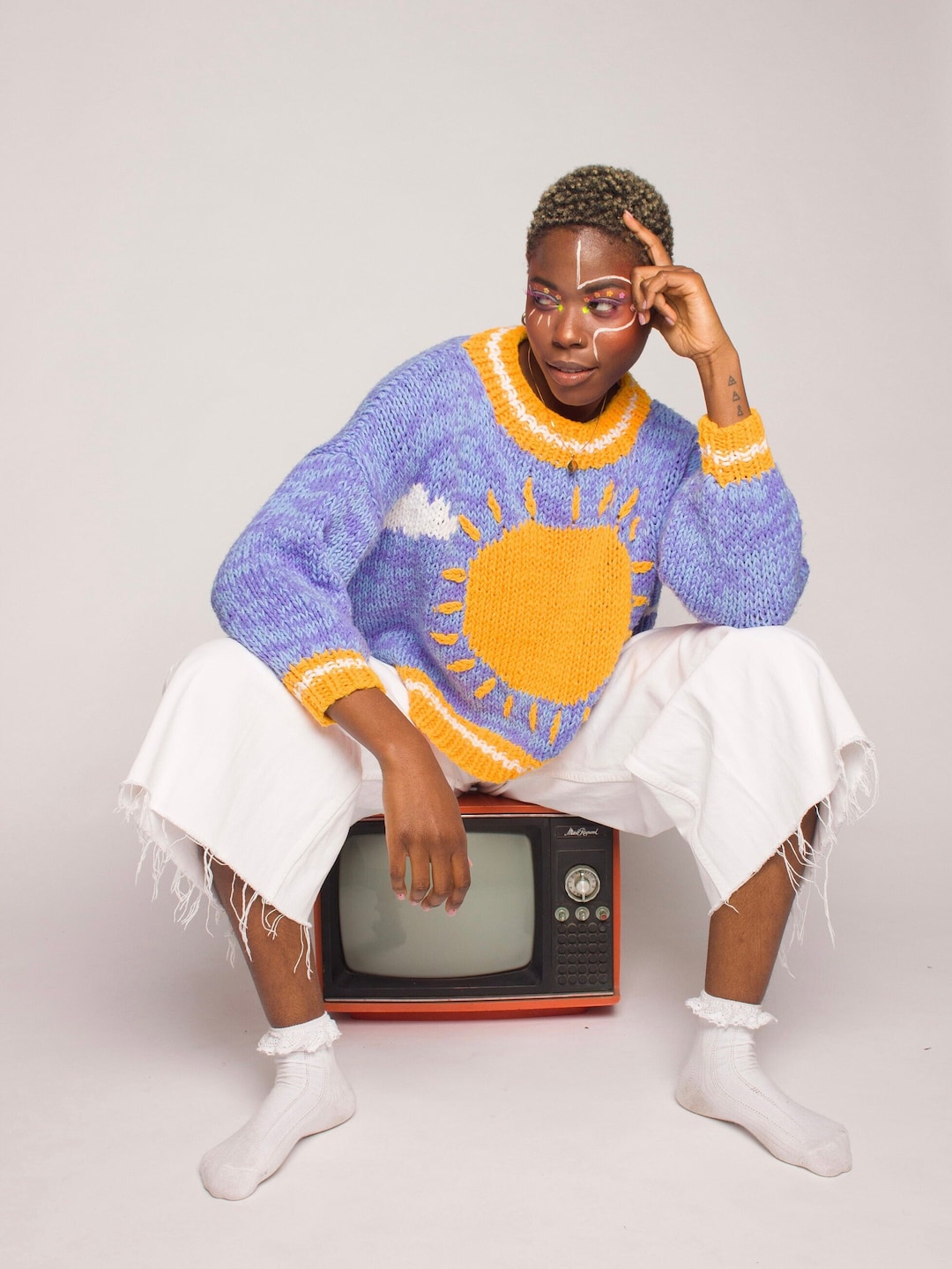 Solar Power Jumper | Knitted Jumper Pattern | Digital Knitting Pattern ...