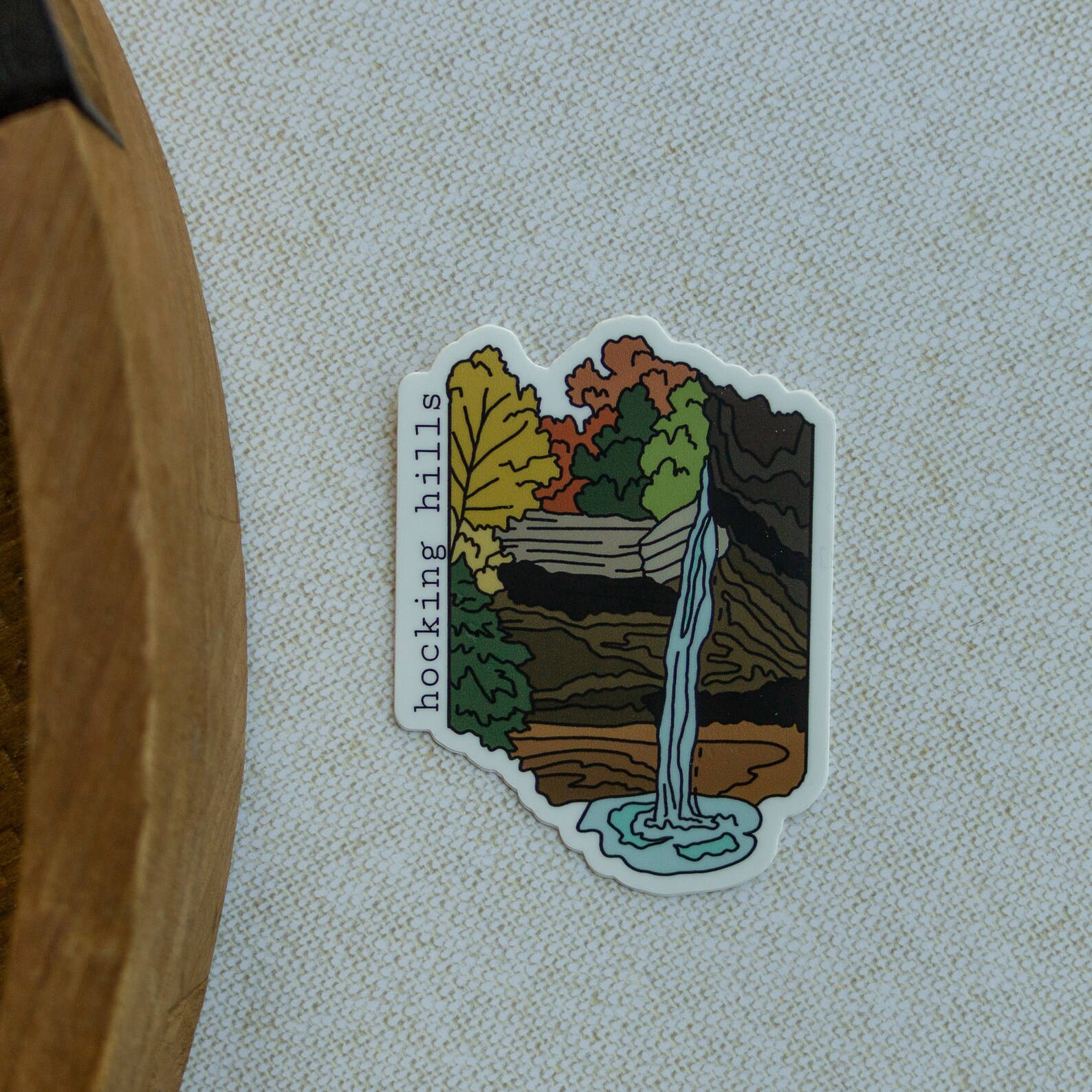 Ohio Nature Parks Sticker Pack Minimal Design Ohio Hocking Hills and ...