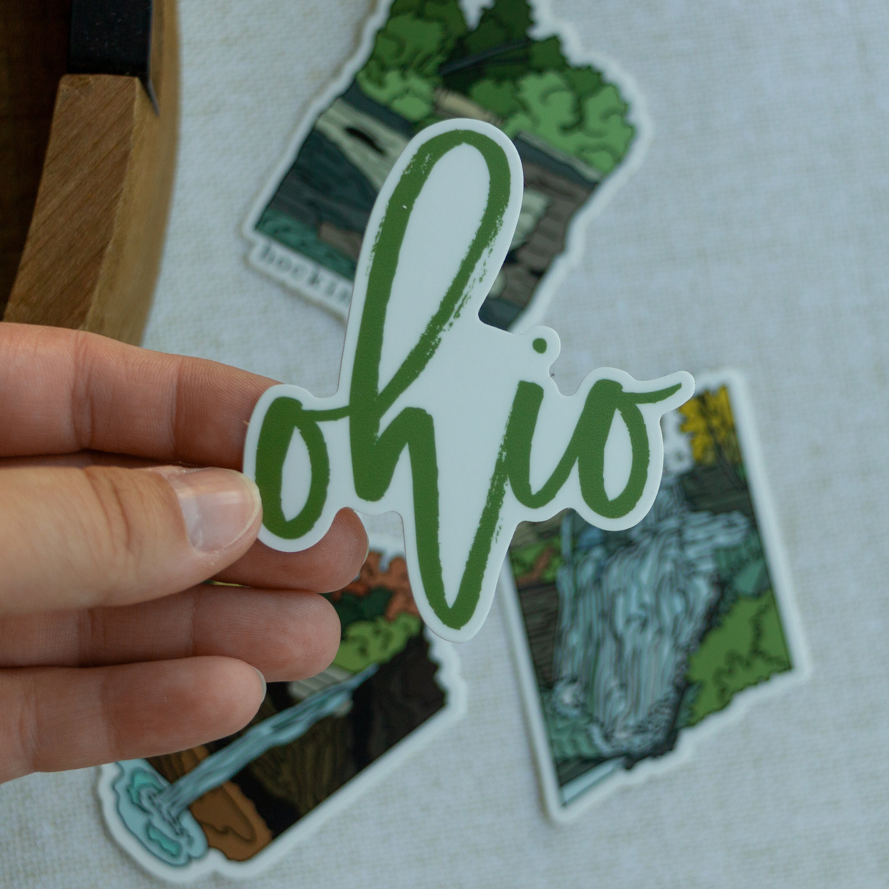 Ohio Nature Parks Sticker Pack Minimal Design Ohio Hocking Hills and ...