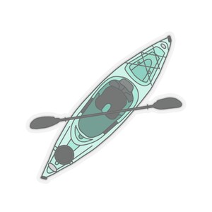 Kayak and Paddle Vacation Sticker - Outdoorsman Sticker - Kayak Sticker ...