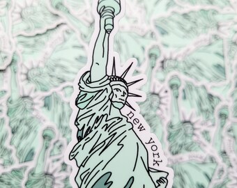 Statue of Liberty Vinyl Decal Sticker - Etsy