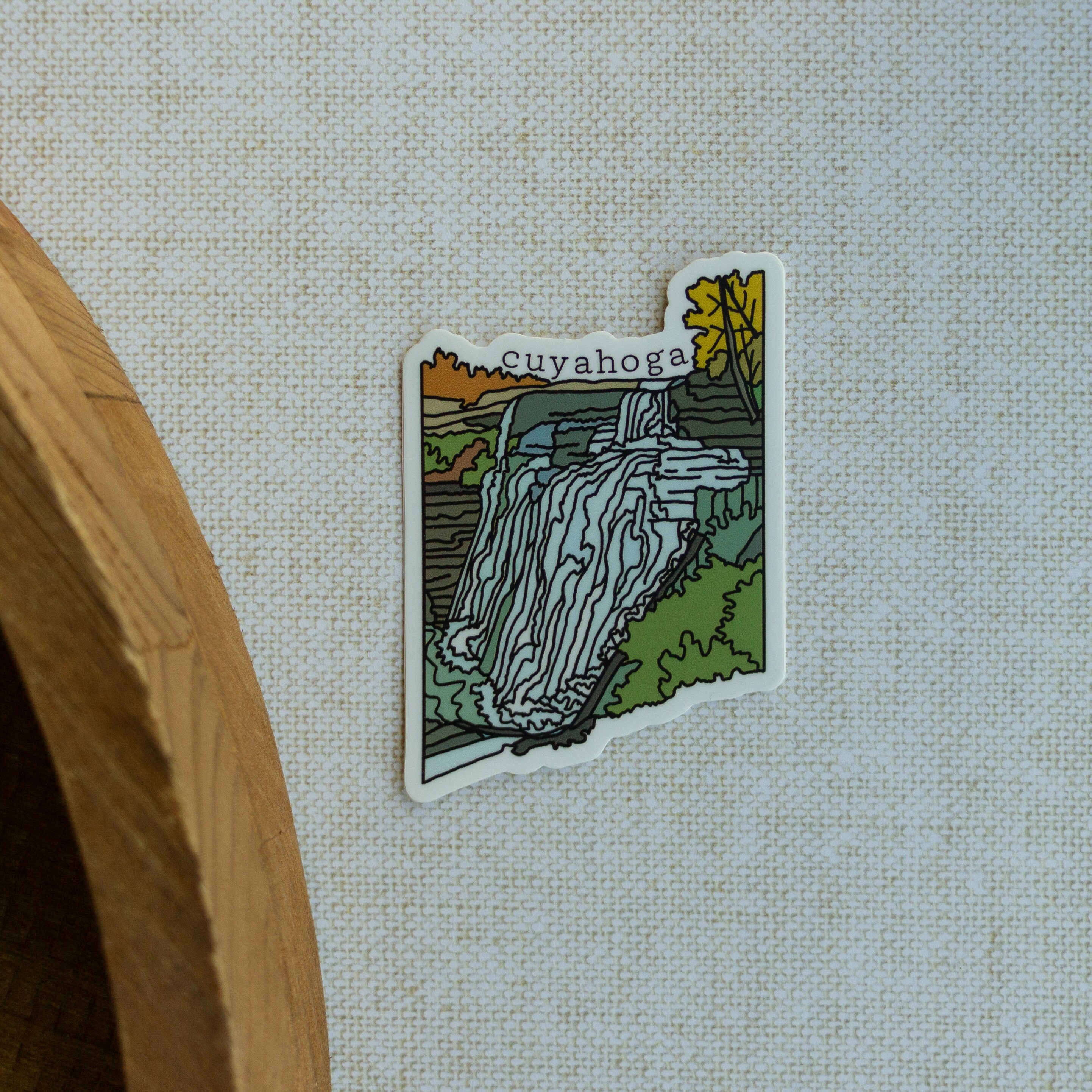 Ohio Nature Parks Sticker Pack Minimal Design Ohio Hocking Hills and ...