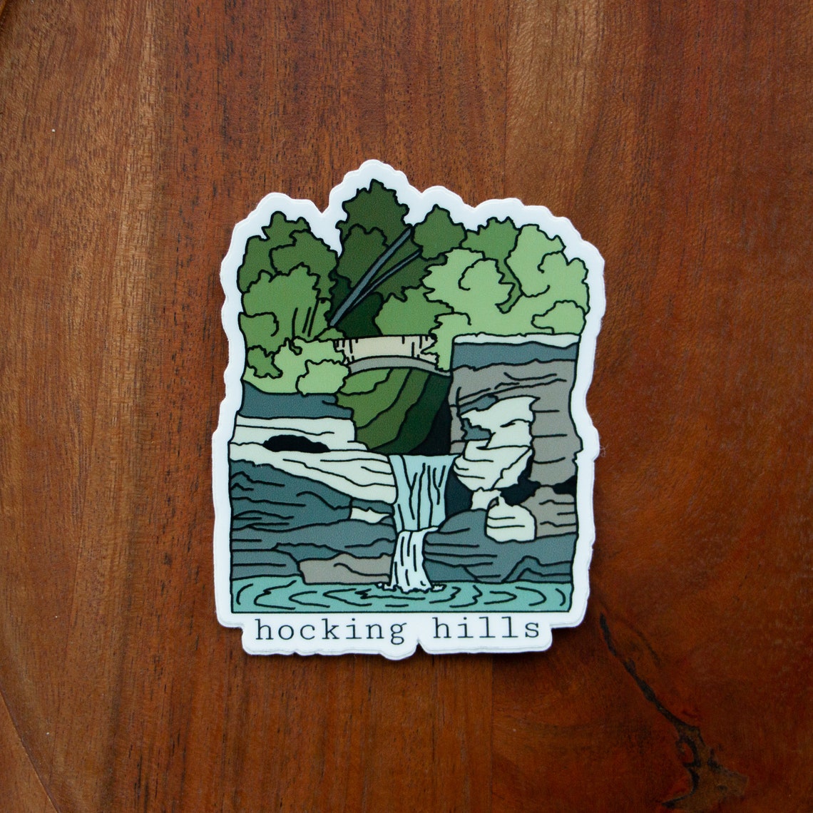 Ohio Nature Parks Sticker Pack Minimal Design Ohio Hocking Hills and ...