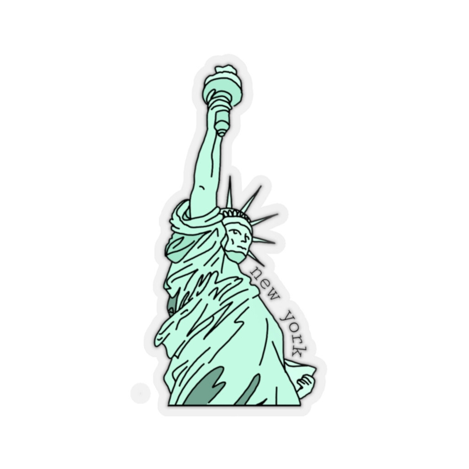 Transparent New York City Sticker - Etsy Canada