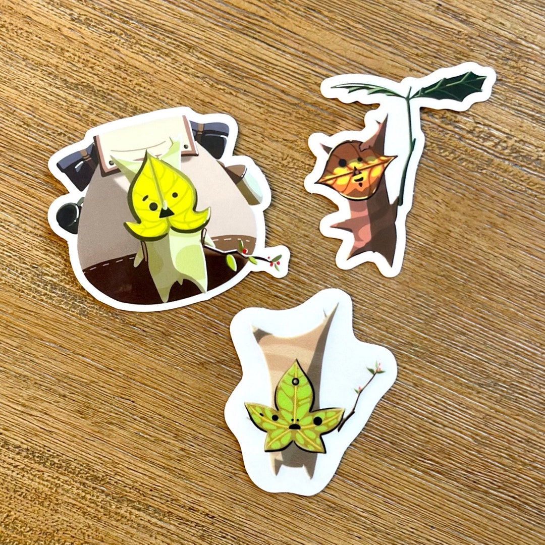 Set of 3 Korok Stickers With Transparent Backing - Etsy