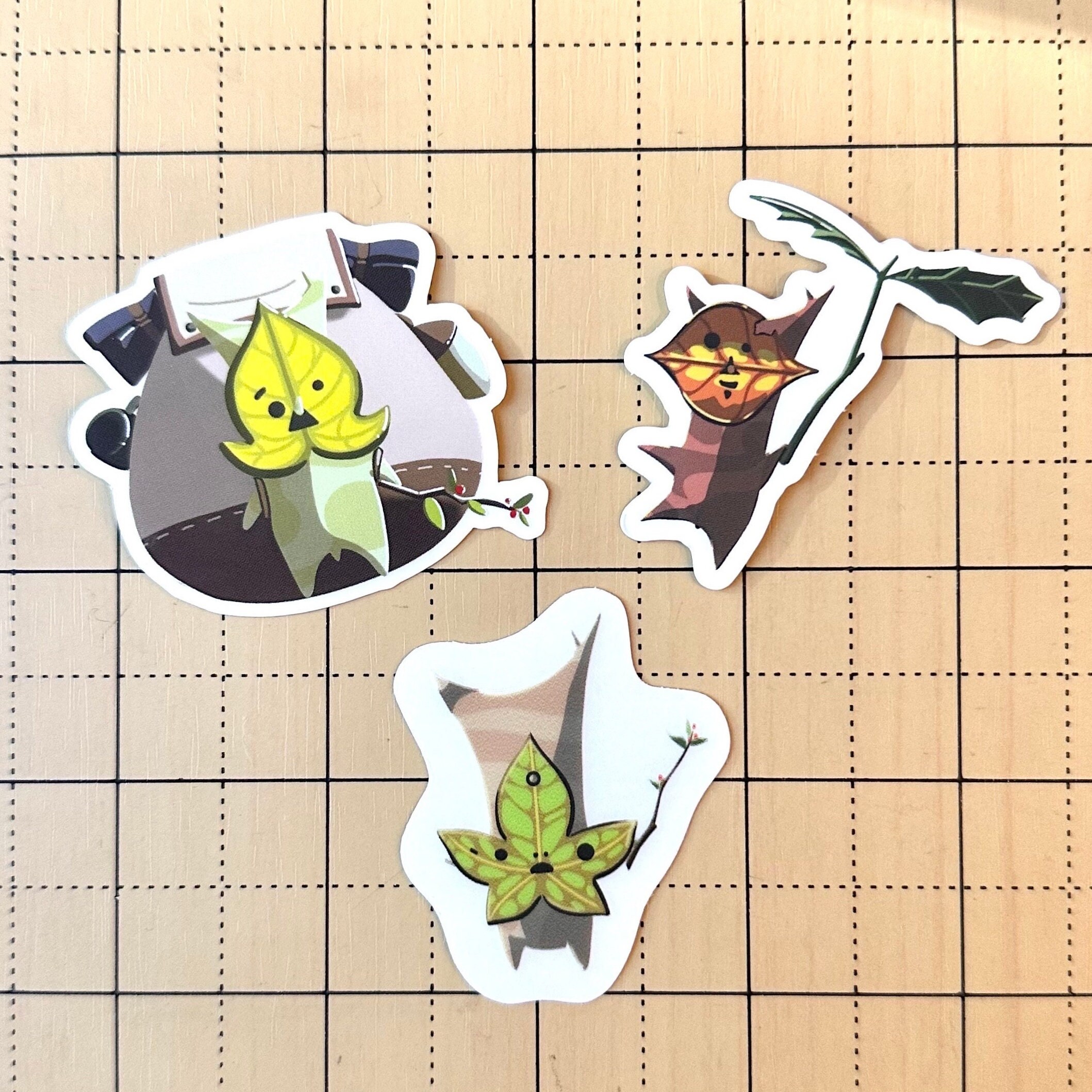 Set of 3 Korok Stickers With Transparent Backing - Etsy