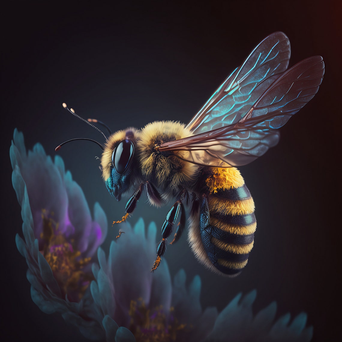 Gorgeous Honey Bee Prints: Bring the Beauty of Nature Into Your Home - Etsy