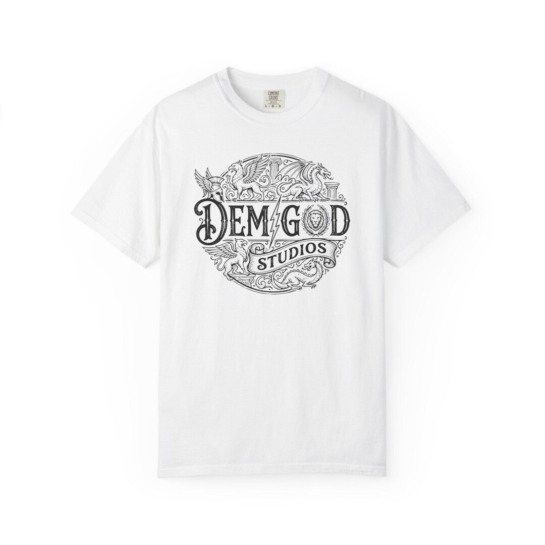Demigod Studios Vintage Crest T-shirt | Logo Band Tee - Etsy