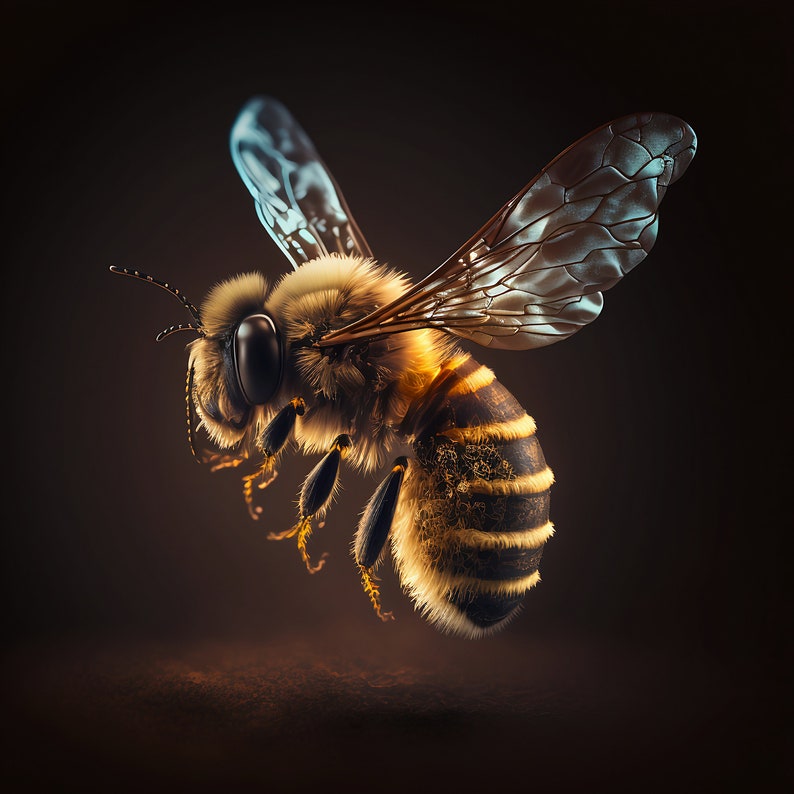 Gorgeous Honey Bee Prints: Bring the Beauty of Nature Into Your Home - Etsy