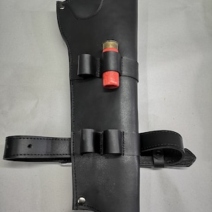 TS Double Barrel Shotgun Holster With Leg Strap Made With Real Leather ...
