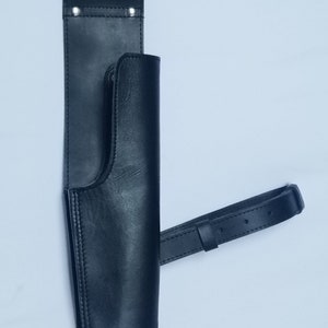 New Westar 35 Holster Bounty Hunter Inspired Leather Belt With Pouch ...