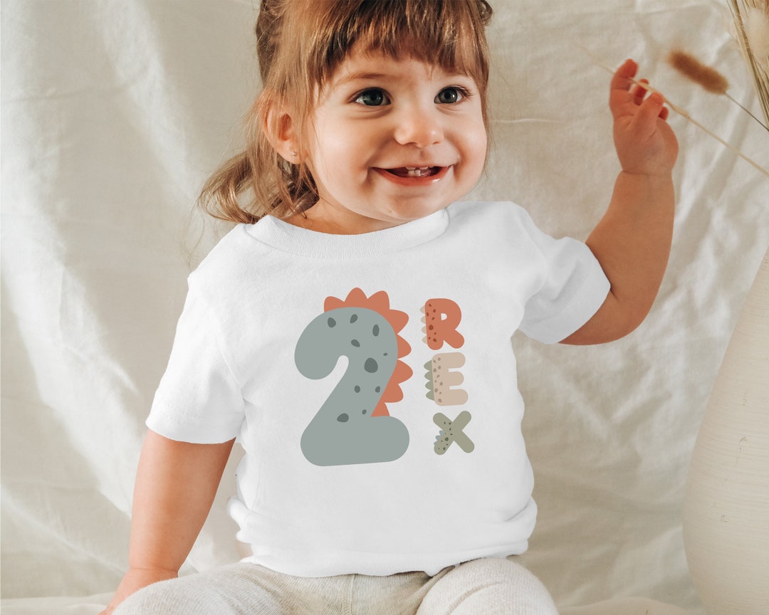 Two Rex Shirt Dinosaur Theme Birthday Shirt Dinosaur 2nd Birthday ...