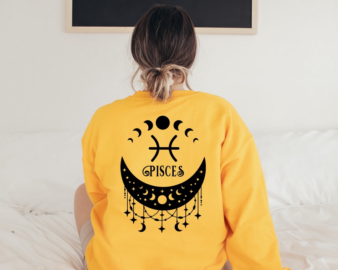 Pisces Constellation Sweatshirt: Zodiac Sign Horoscope Crewneck - Etsy UK