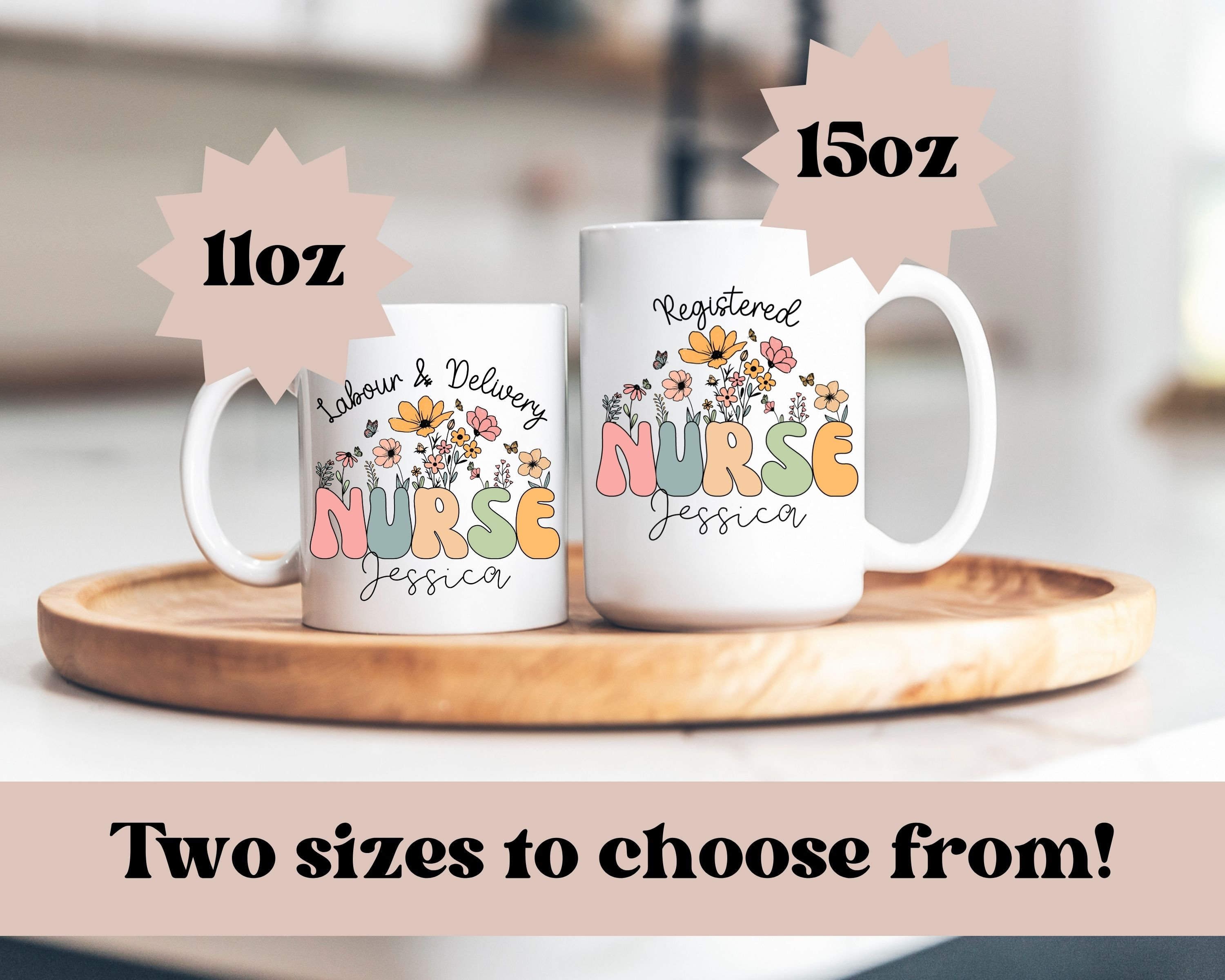 Personalized Nurse Mug Nurse Appreciation Gift Custom Nurse Gift Custom ...