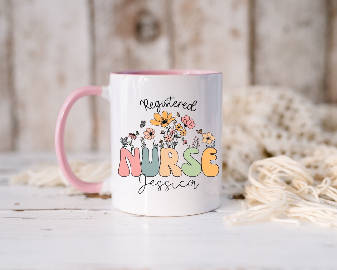 Personalized Nurse Mug Nurse Appreciation Gift Custom Nurse Gift Custom ...
