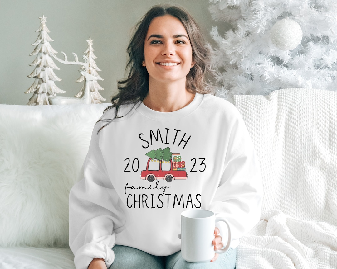 Custom Christmas Family Sweater Personalized Christmas Sweater ...