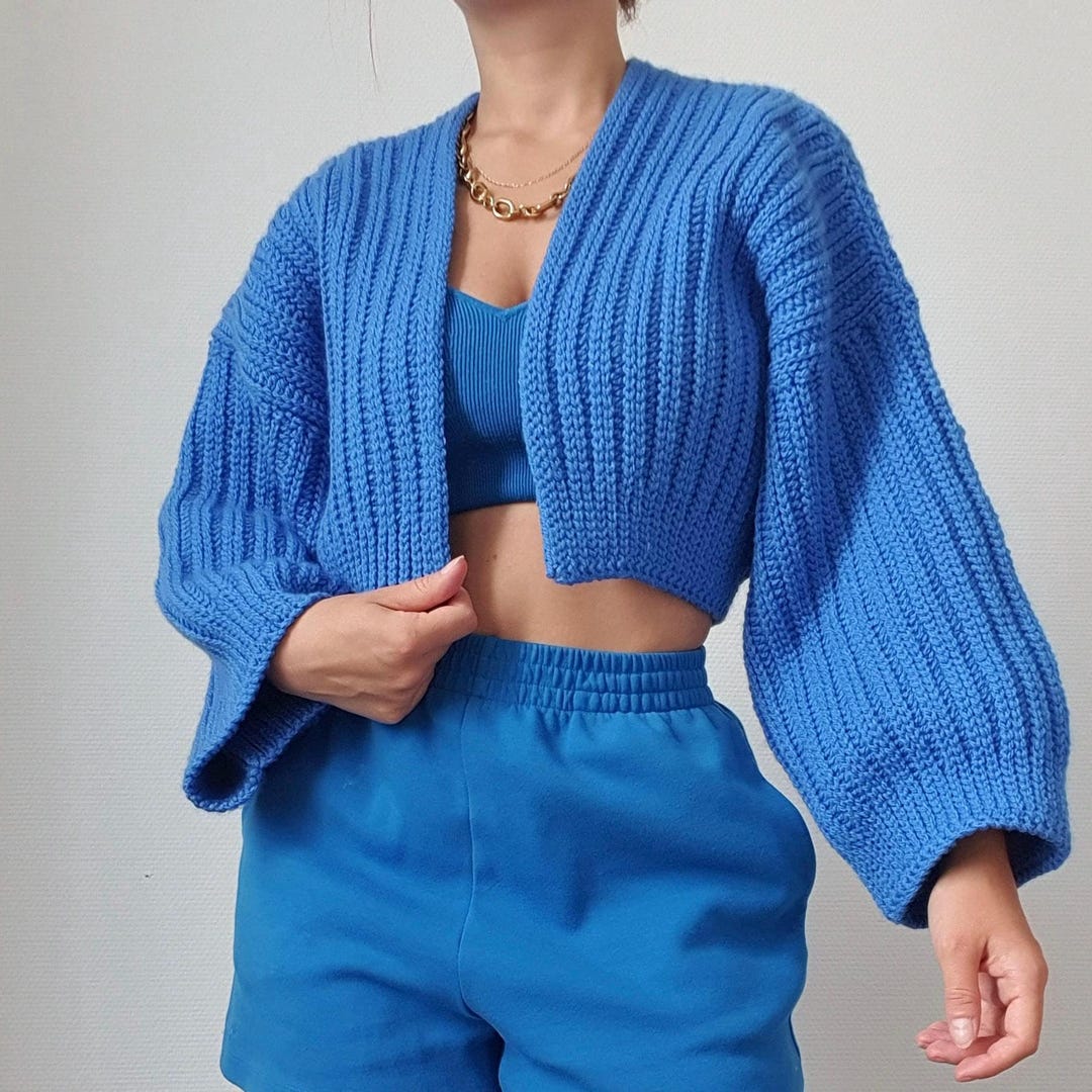 Crochet Ribbed Cardigan Pattern | Darcy Cardigan (PDF Pattern) by ...