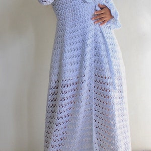 Crochet Bridal Robe Pattern: Victoria Wrapped Top/dress (PDF Pattern ...