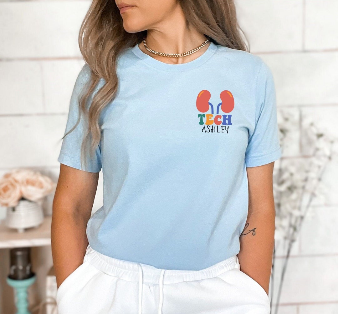 Custom Shirt for Nurse, Personalized Dialysis T-shirt, Kidney Nurse ...